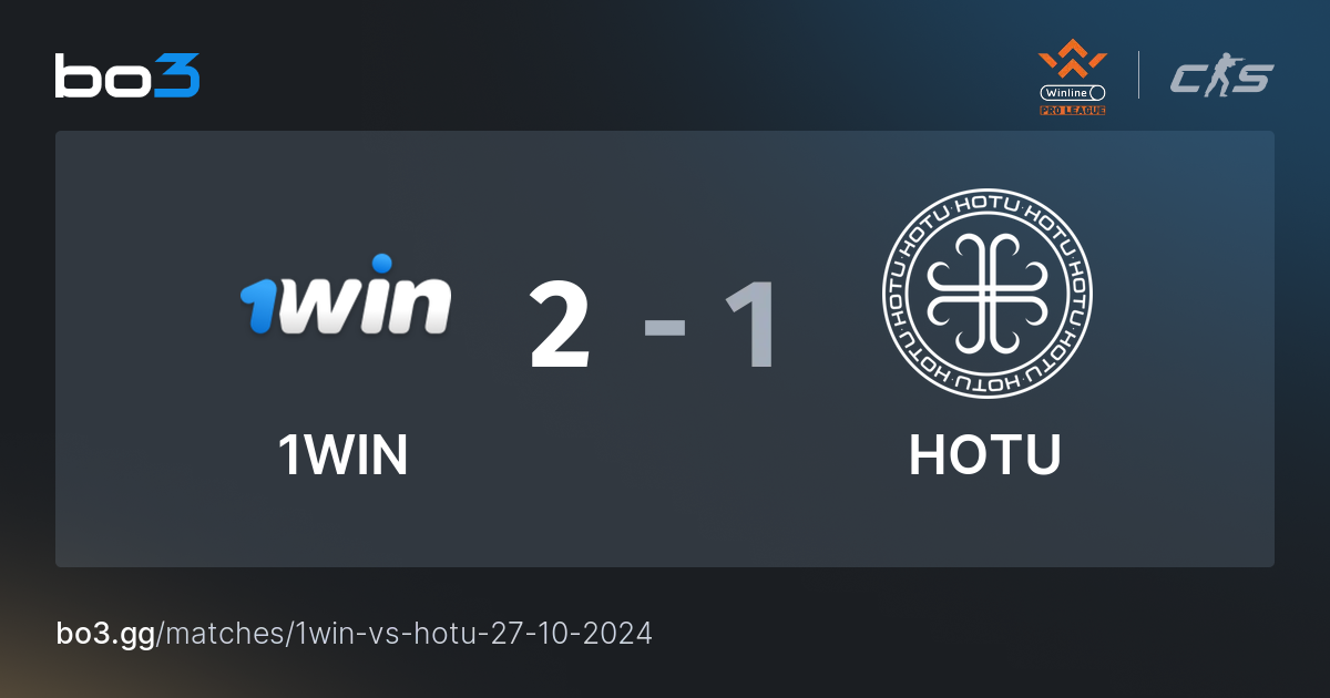 1WIN vs HOTU - Partido de CS2 en Winline Pro League Season 2