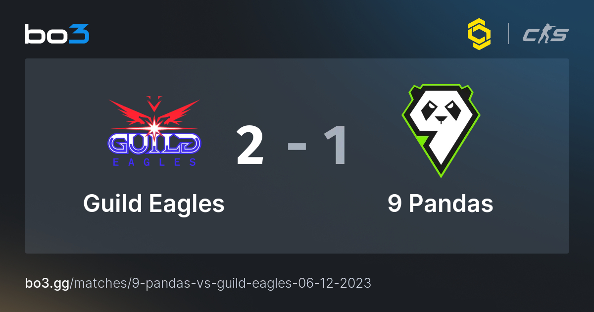 Guild Eagles vs 9 Pandas - CS2 Match at CCT Online Finals 5 2023