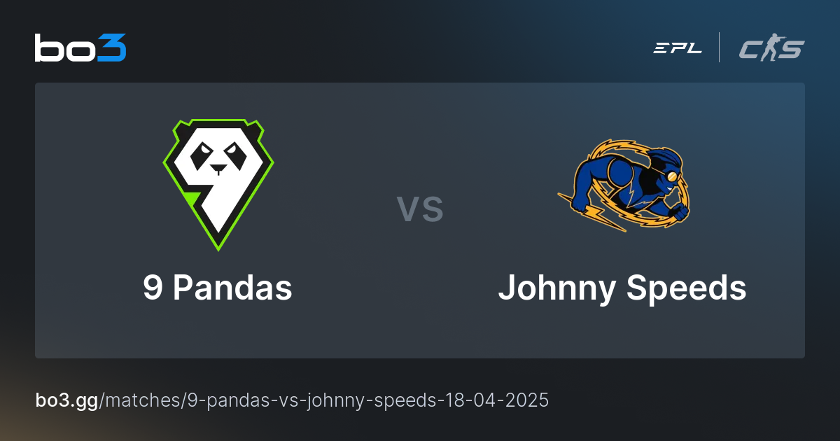 9 Pandas vs Johnny Speeds - CS2 Match at European Pro League Season 24