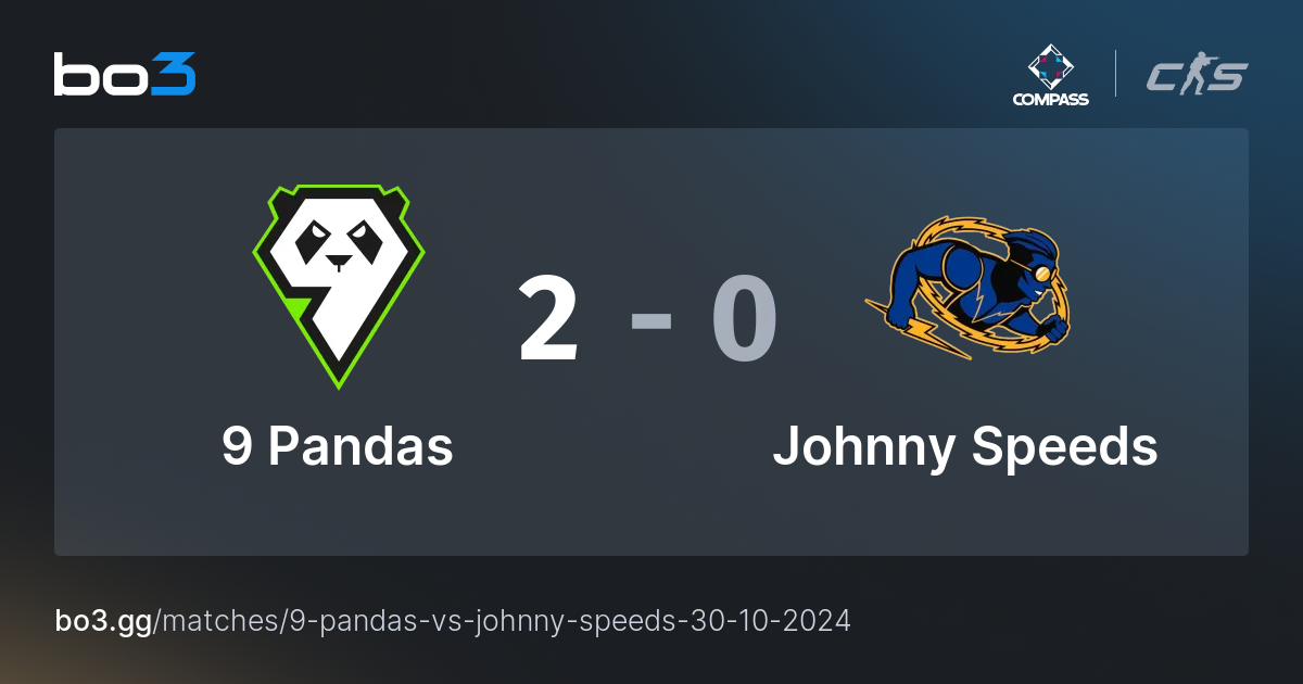 9 Pandas vs Johnny Speeds - CS2