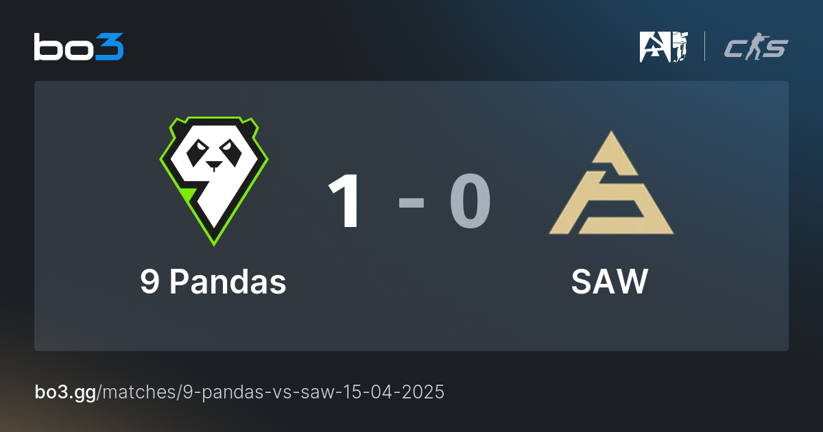 9 Pandas vs SAW - CS2 Match at BLAST.tv Austin Major 2025: European ...