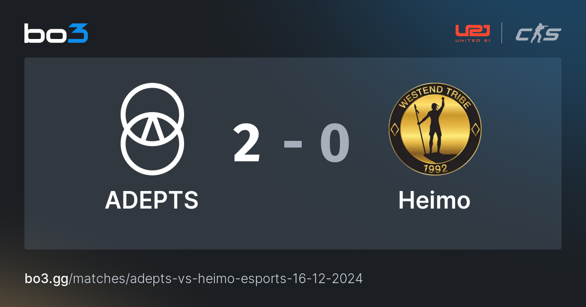 ADEPTS vs Heimo - CS2 Match at United21 Season 24