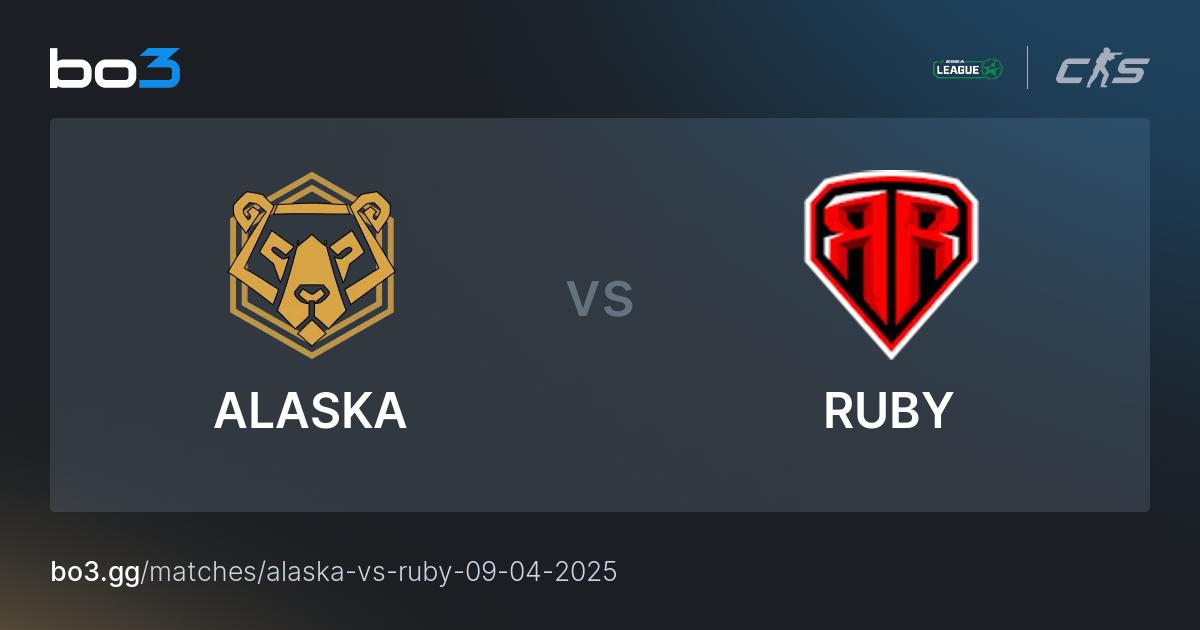 ALASKA vs RUBY - Live - CS2 Match at ESEA season 53: Advanced Division ...