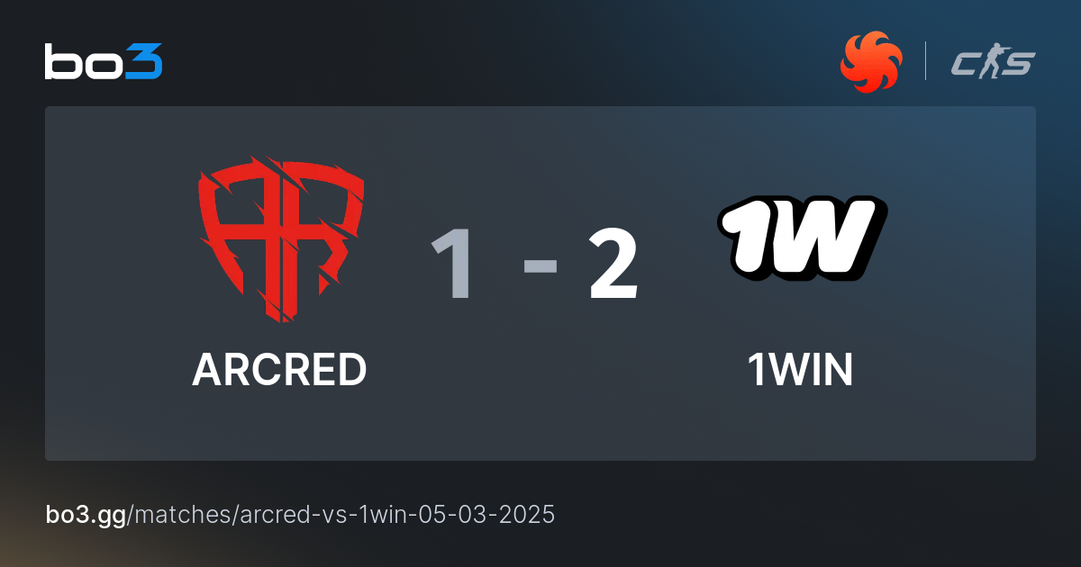ARCRED vs 1WIN - CS2 Match at Exort Series 8