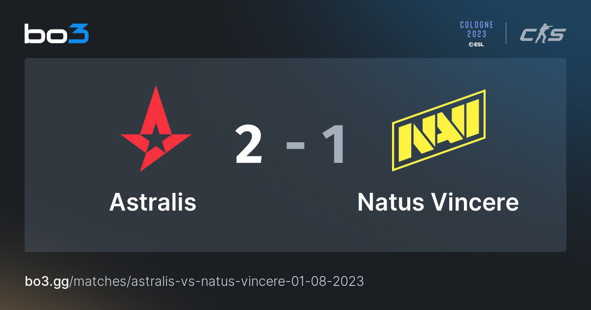 Astralis vs Natus Vincere - CS2 Match at IEM Cologne 2023