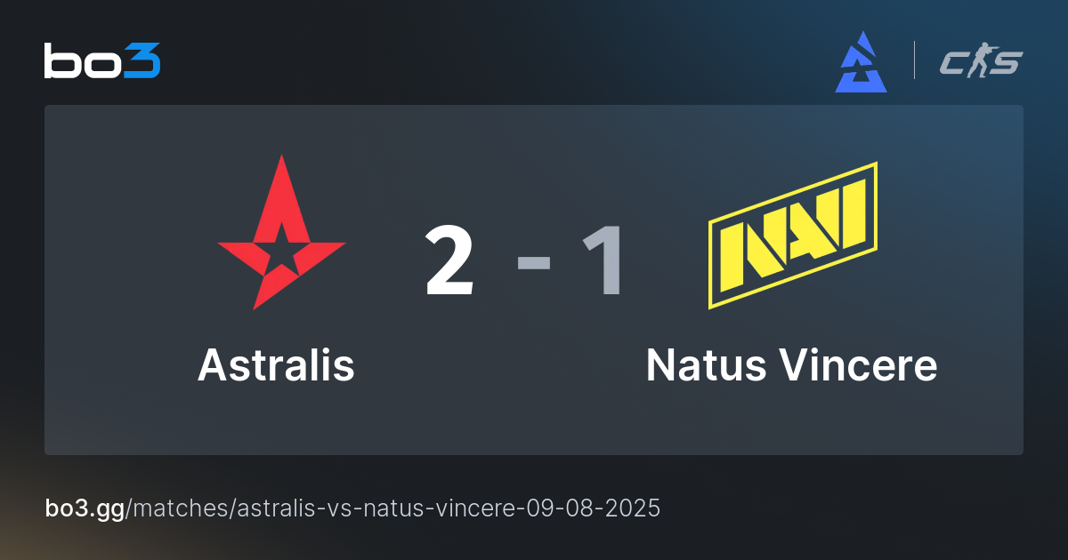 Astralis vs Natus Vincere - CS2 Match at BLAST Bounty Fall 2025: Closed Qualifier