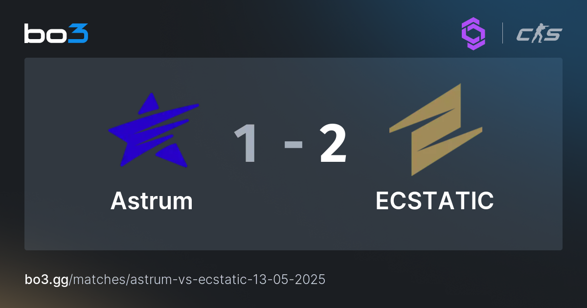 Astrum vs ECSTATIC - CS2 Match at CCT Season 3 European Series 1