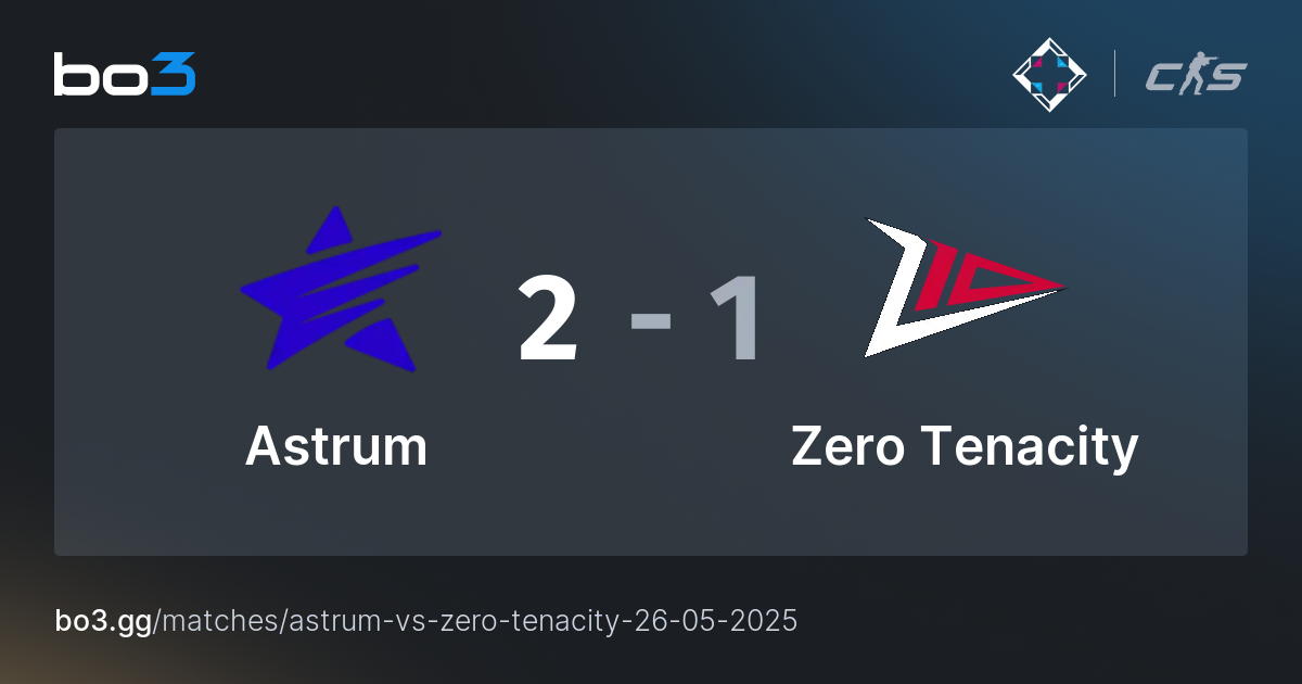 Astrum vs Zero Tenacity - CS2 Match at YaLLa Compass Spring 2025
