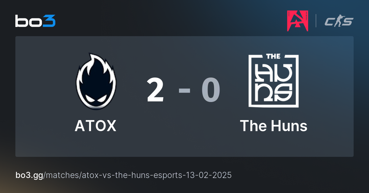 ATOX vs The Huns - CS2 Match at BLAST Rising Asia Spring 2025