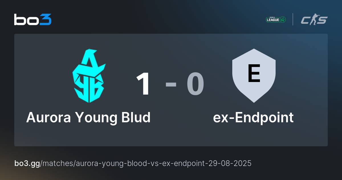 Aurora Young Blud vs ex-Endpoint - CS2 Match at ESEA season 54: Advanced Division - Europe