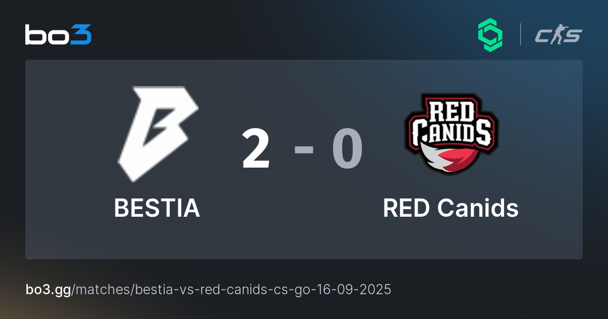 BESTIA vs RED Canids - CS2 Match at CCT Season 3 South American Series 4