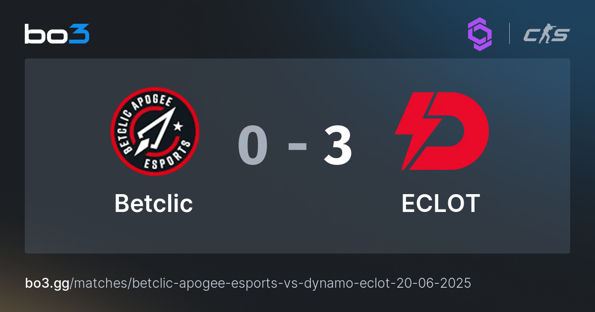 Betclic vs ECLOT - CS2 Match at CCT Season 3 European Series 3