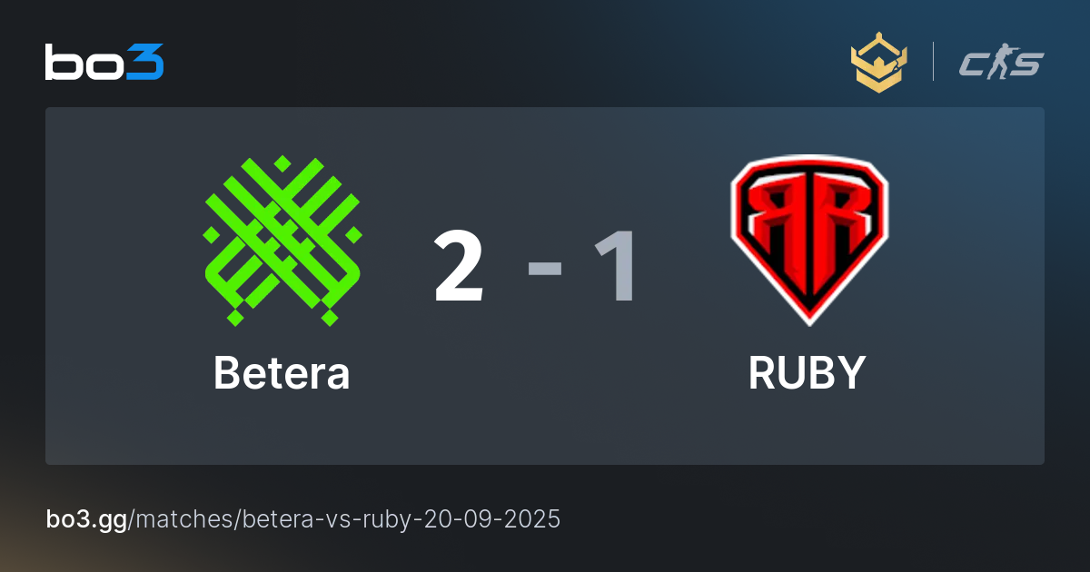 Betera vs RUBY - CS2 Match at The Proving Grounds Season 4