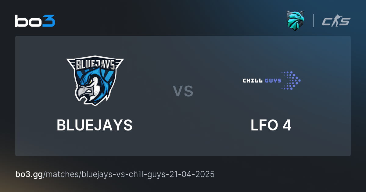 BLUEJAYS vs LFO 4 - CS2 Match at Dust2.us Eagle Masters Series 1