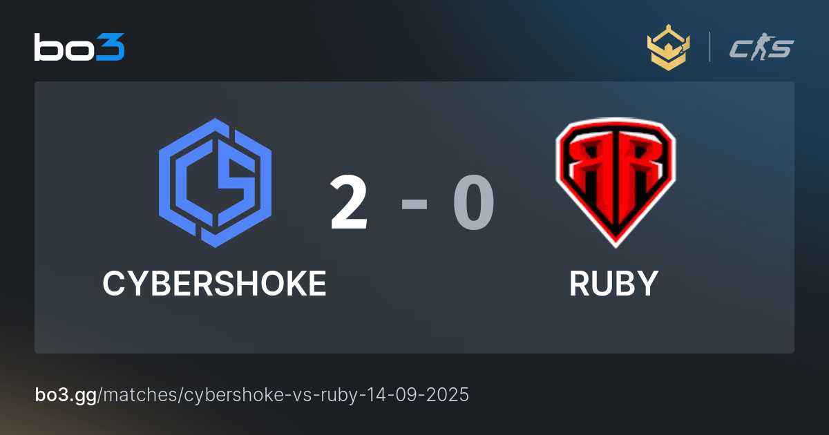 CYBERSHOKE vs RUBY - CS2 Match at The Proving Grounds Season 4