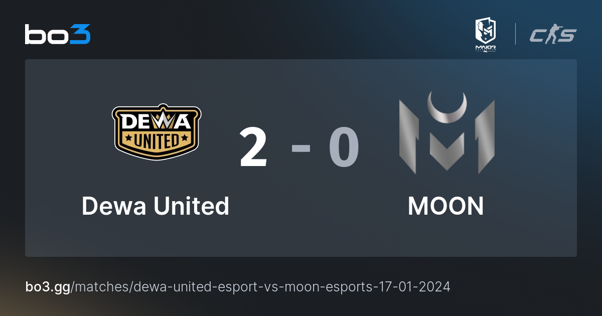 Dewa United vs MOON - CS2 Match at PGL Major Copenhagen 2024: Rest of Asia Open Qualifier
