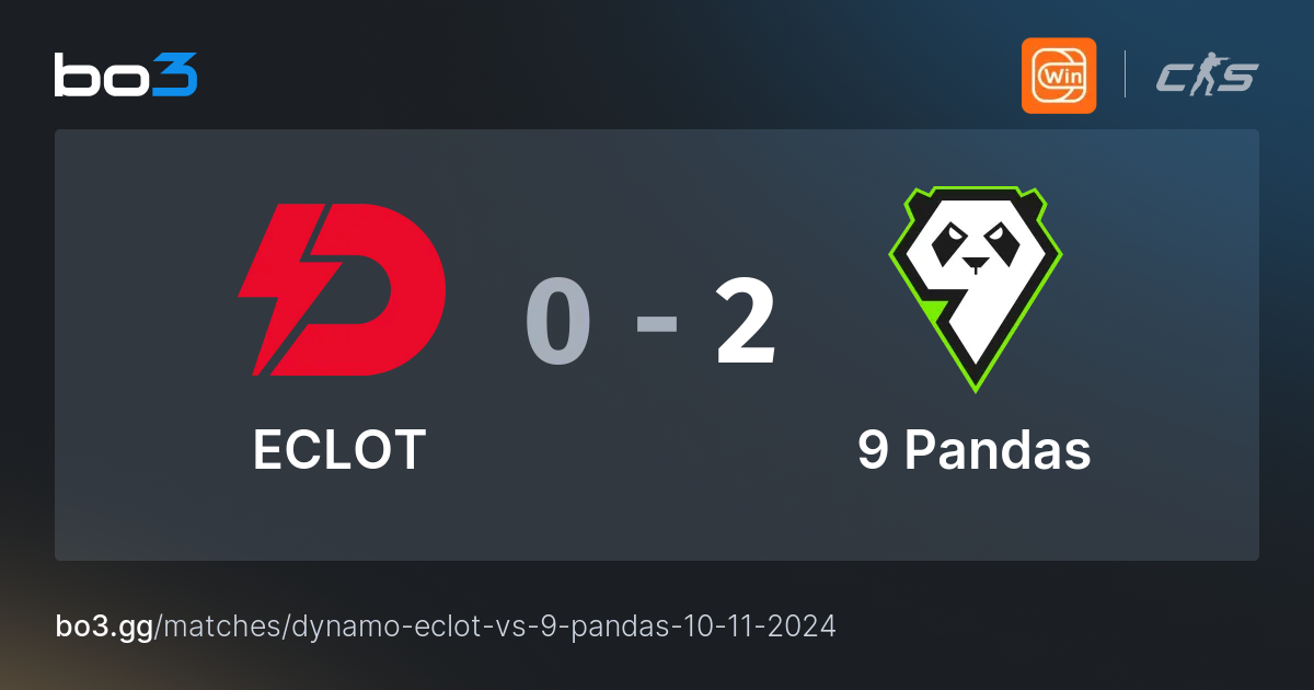 ECLOT vs 9 Pandas - CS2 Match at Winline Insight Season 6