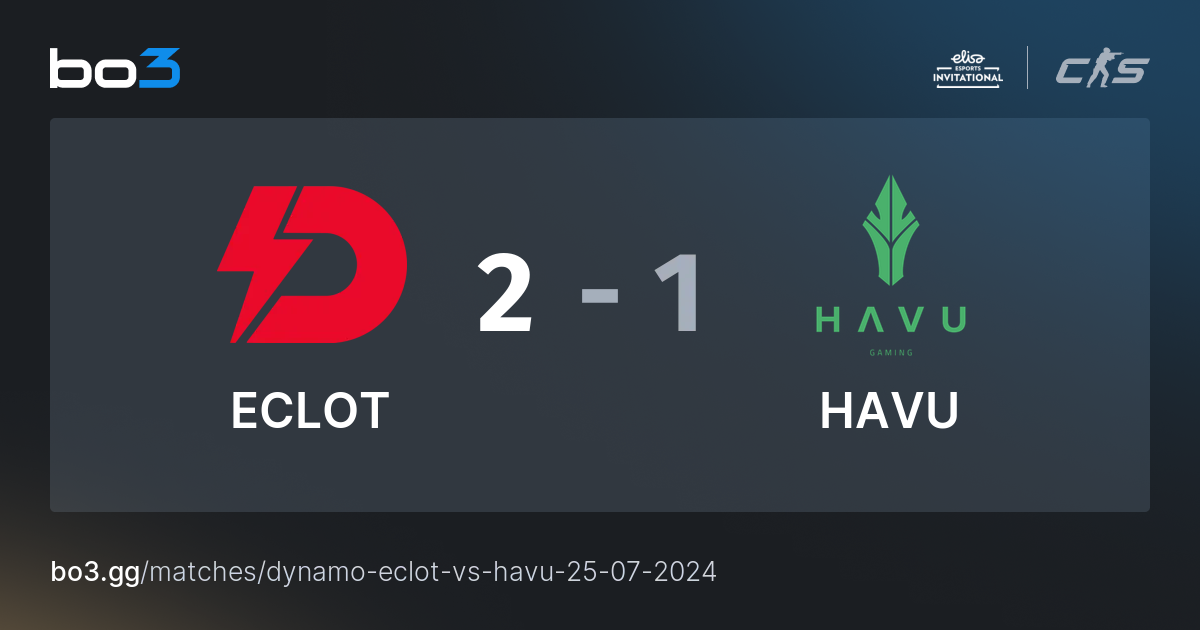 ECLOT vs HAVU - CS2 Match at Elisa Invitational Fall 2024