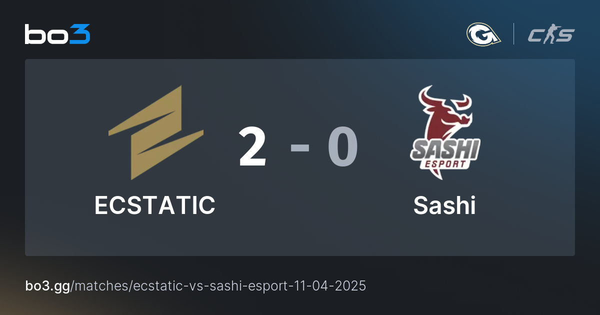 ECSTATIC vs Sashi - CS2 Match at Galaxy Battle 2025 // Phase 1