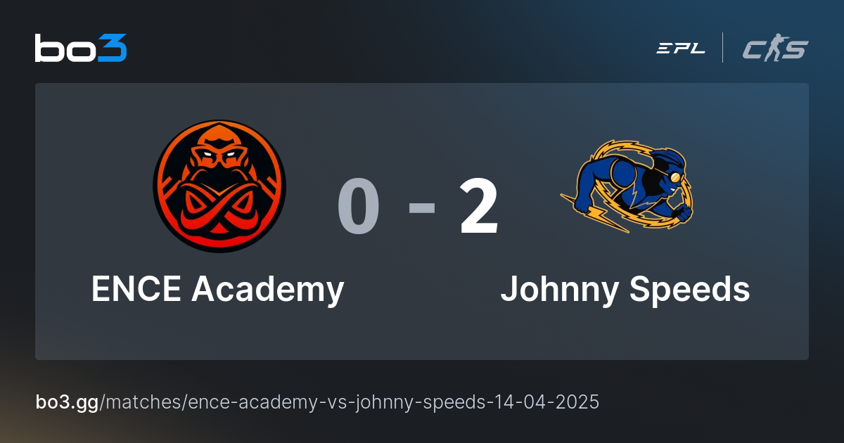 ENCE Academy vs Johnny Speeds - CS2 Match at European Pro League Season 24