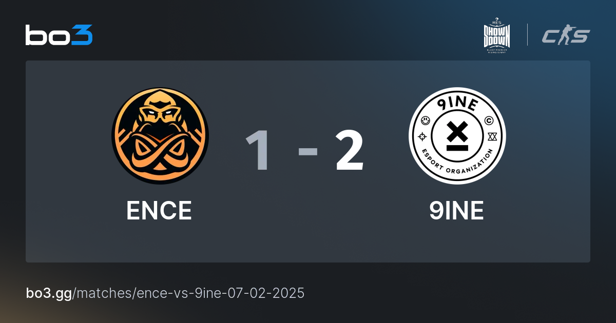 ENCE vs 9INE - CS2