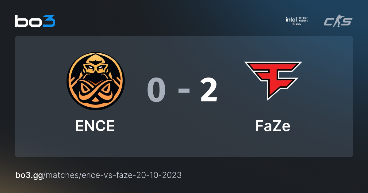 ENCE vs FaZe - CS2 Match at IEM Sydney 2023