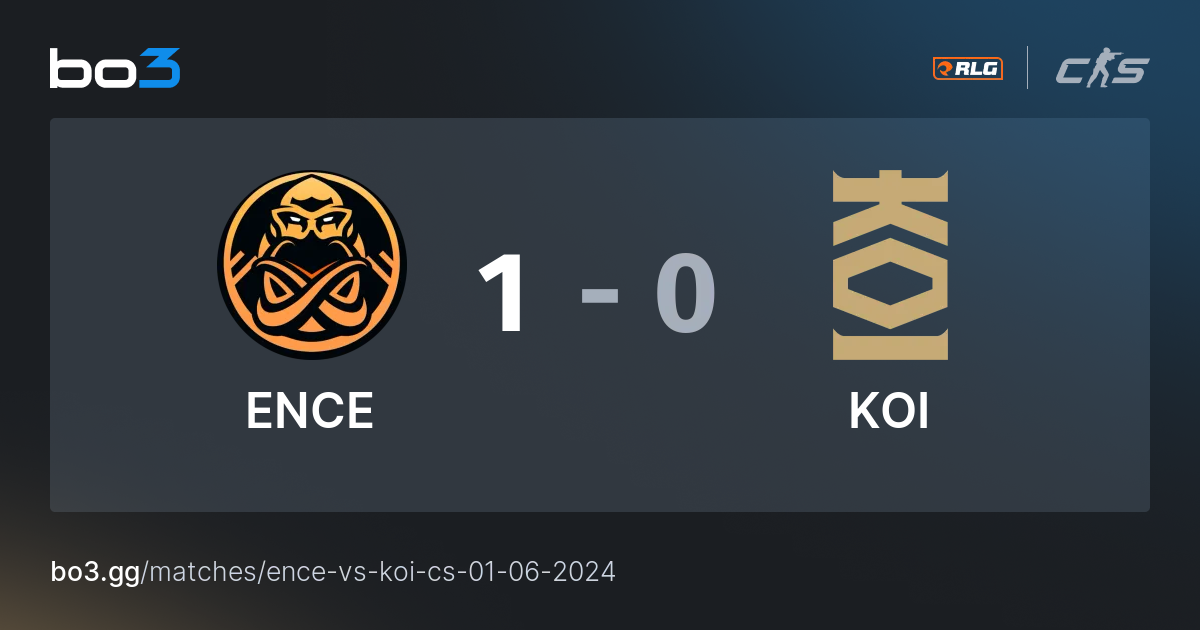 ENCE vs KOI - CS2 Match at RES European Masters Fall 2024