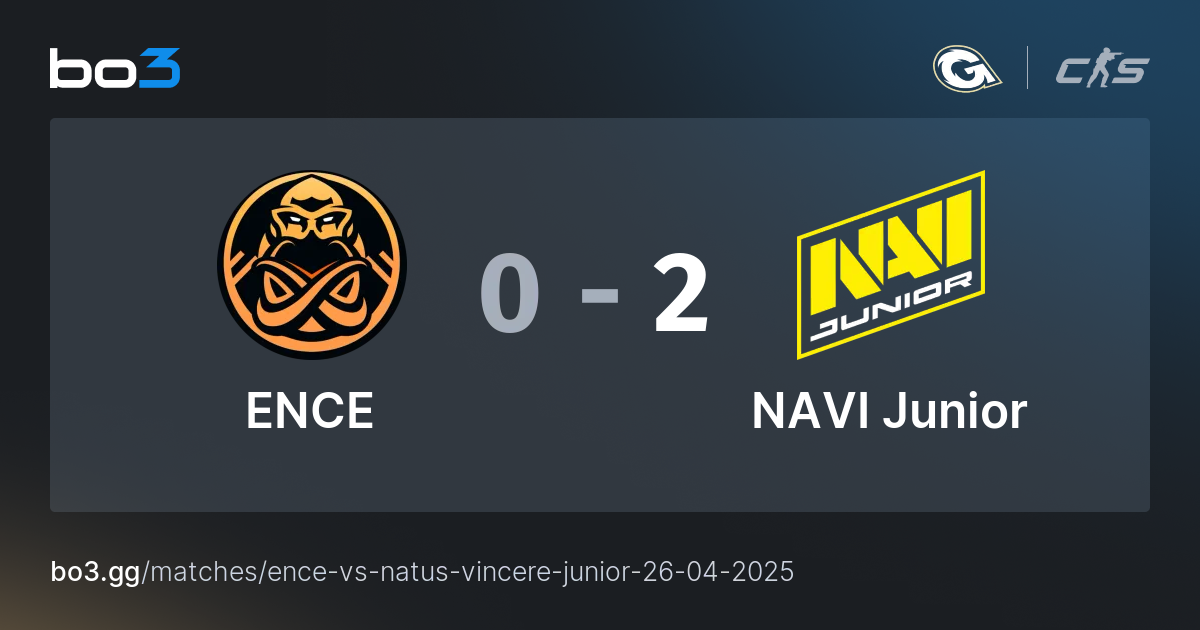 ENCE vs NAVI Junior - CS2 Match at Galaxy Battle 2025 // Phase 1