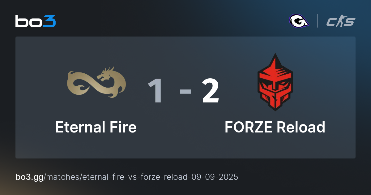 Eternal Fire vs FORZE Reload - CS2 Match at Galaxy Battle 2025 // Phase 4
