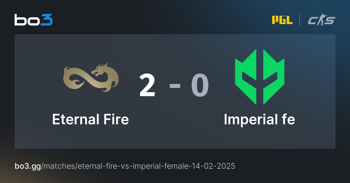 Eternal Fire vs Imperial Valkyries - CS2 Match at PGL Cluj-Napoca 2025