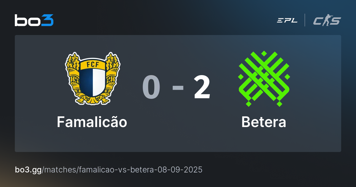Famalicão vs Betera - CS2 Match at European Pro League Series 2