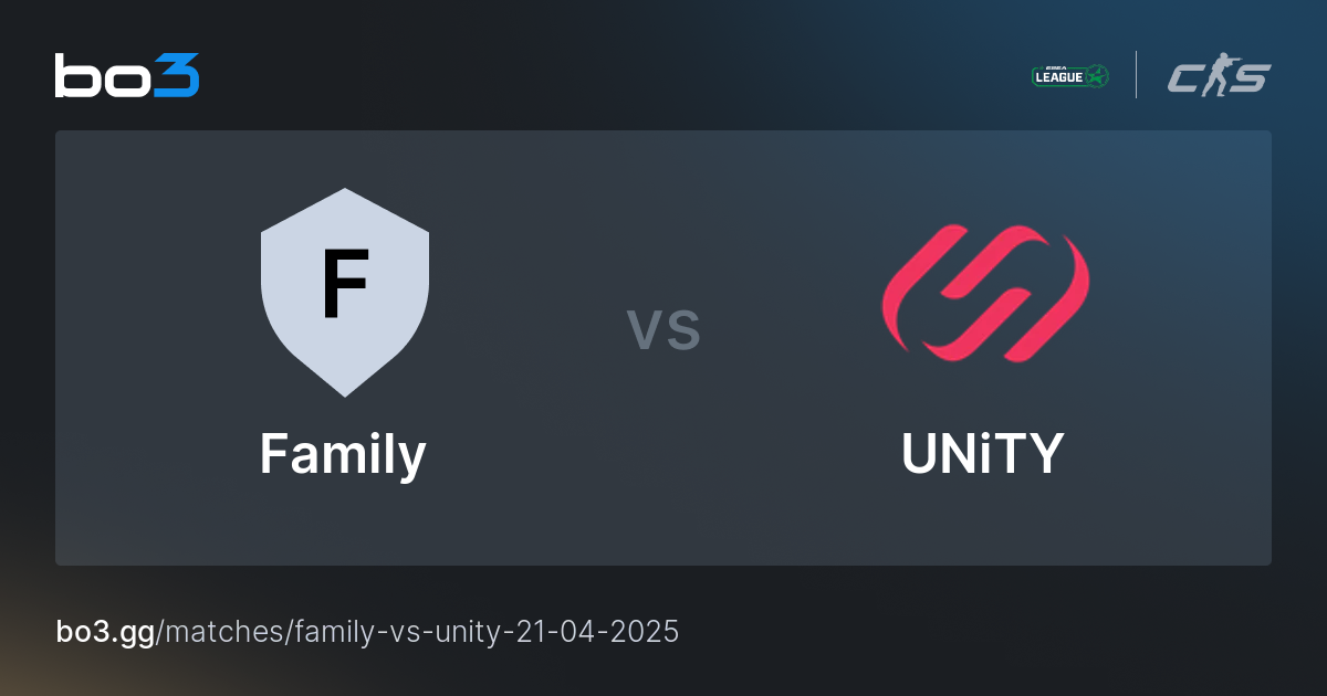 Family vs UNiTY - Live - CS2 Match at ESEA season 53: Advanced Division - Europe