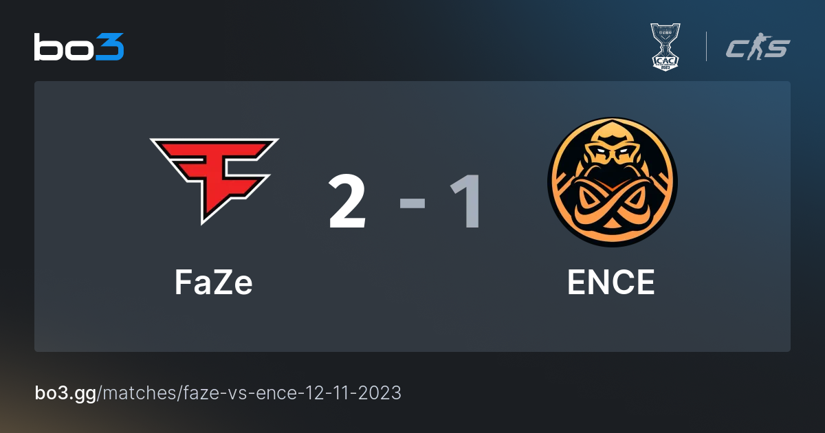 FaZe vs ENCE - CS2 Match at CS2 Asia Championships 2023