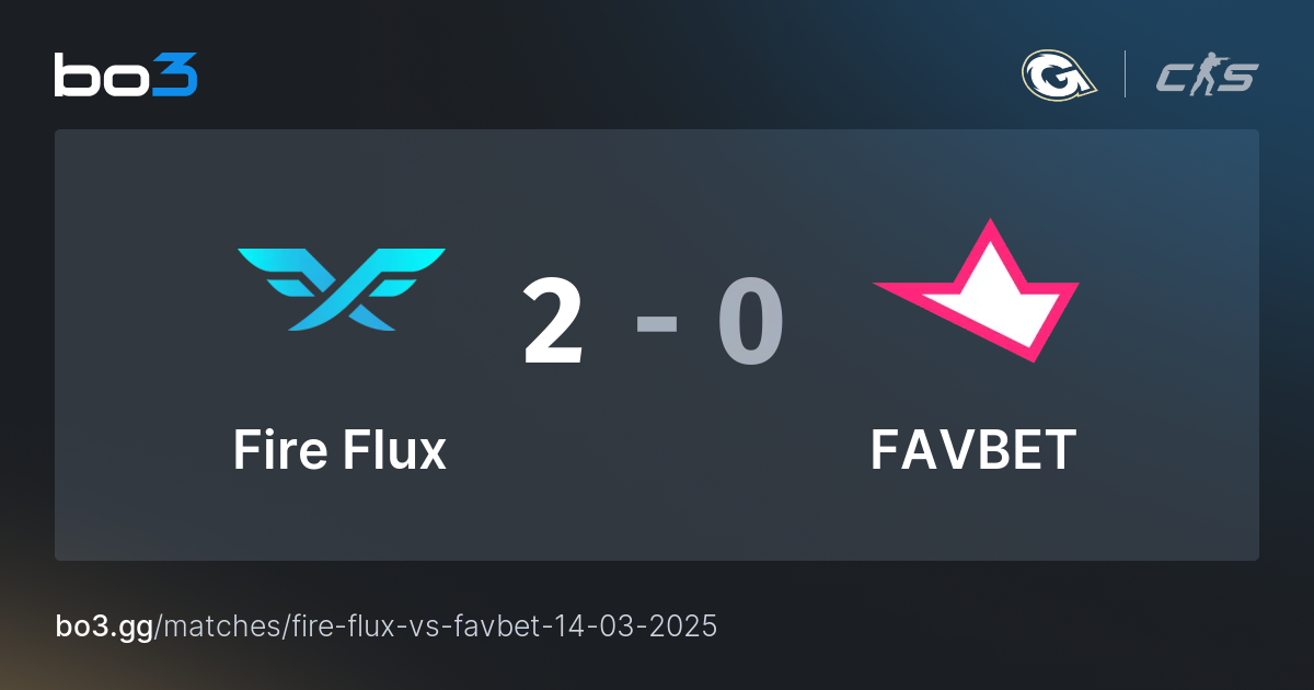 Fire Flux vs FAVBET - CS2 Match at Galaxy Battle 2025 // STARTER