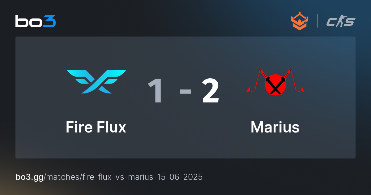 Fire Flux vs Marius - CS2 Match at The Proving Grounds Season 1