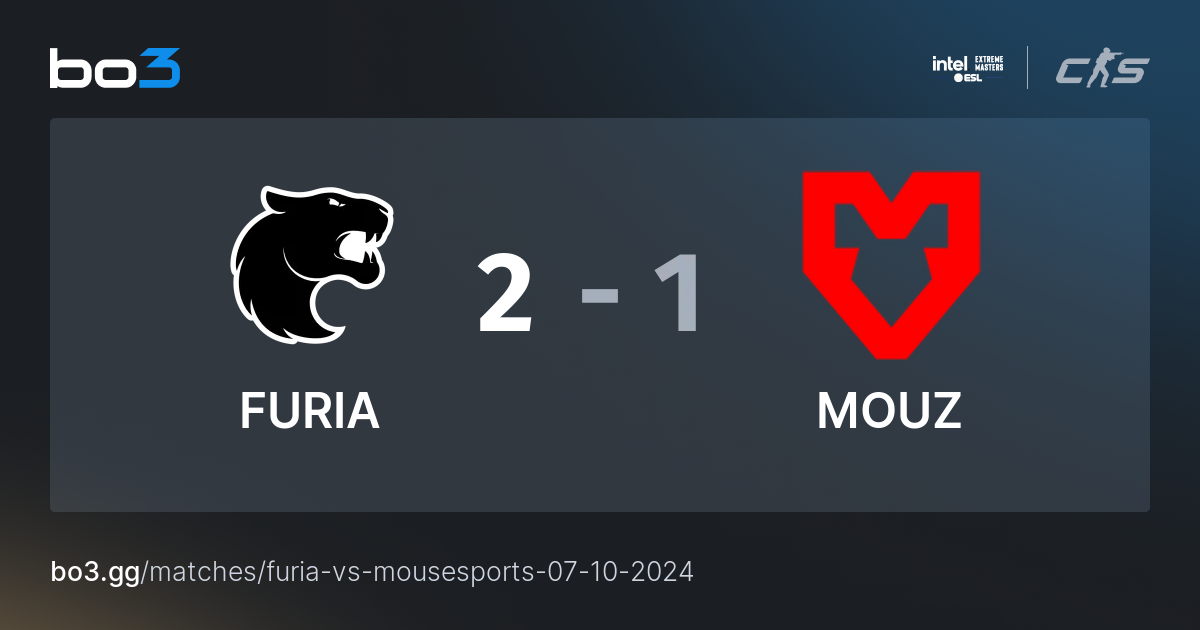 FURIA vs MOUZ - CS2 Match at IEM Rio 2024