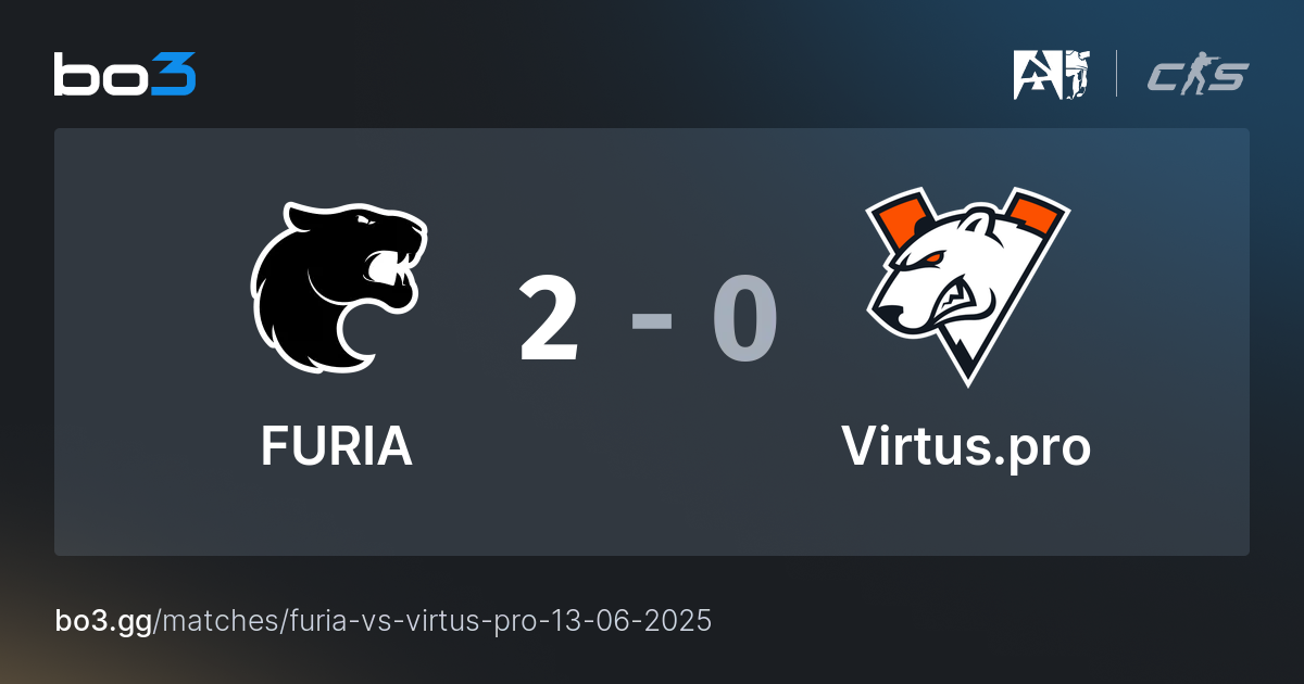 FURIA vs Virtus.pro - CS2 Match at BLAST.tv Austin Major 2025