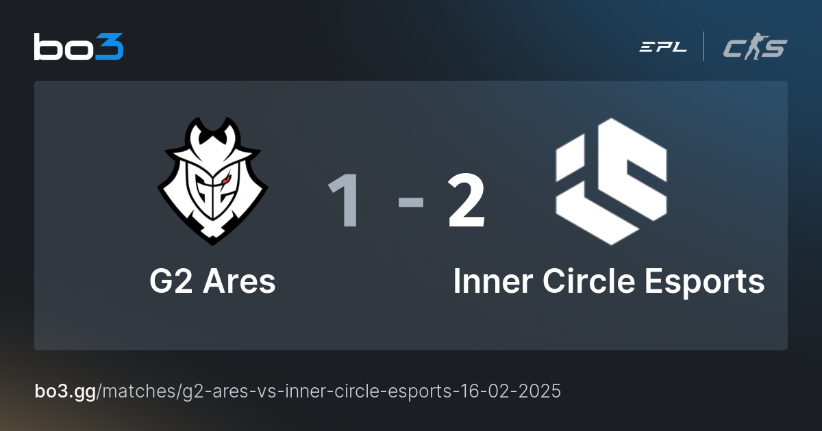 G2 Ares vs Inner Circle - CS2