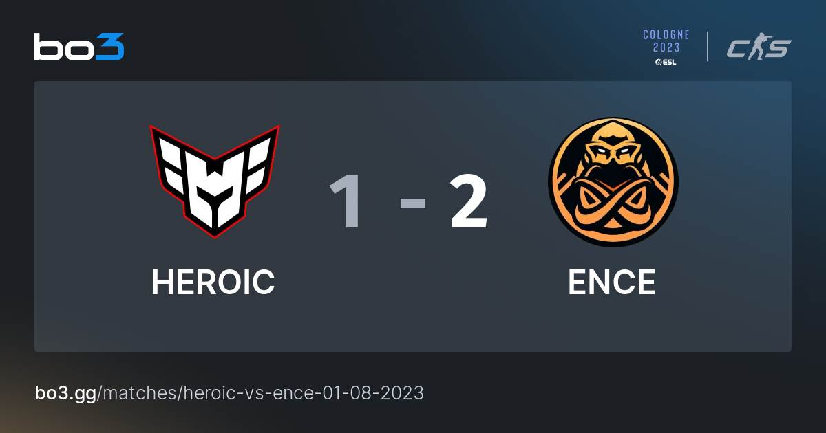 HEROIC vs ENCE - CS2 Match at IEM Cologne 2023