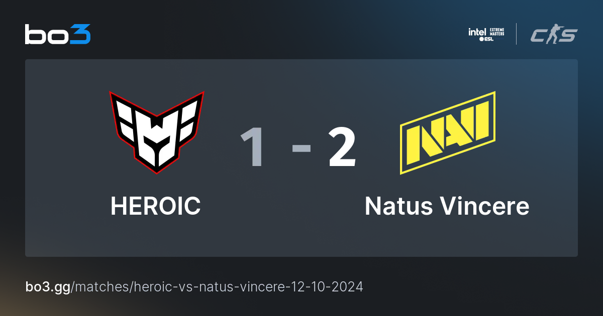 HEROIC vs Natus Vincere - CS2 Match at IEM Rio 2024