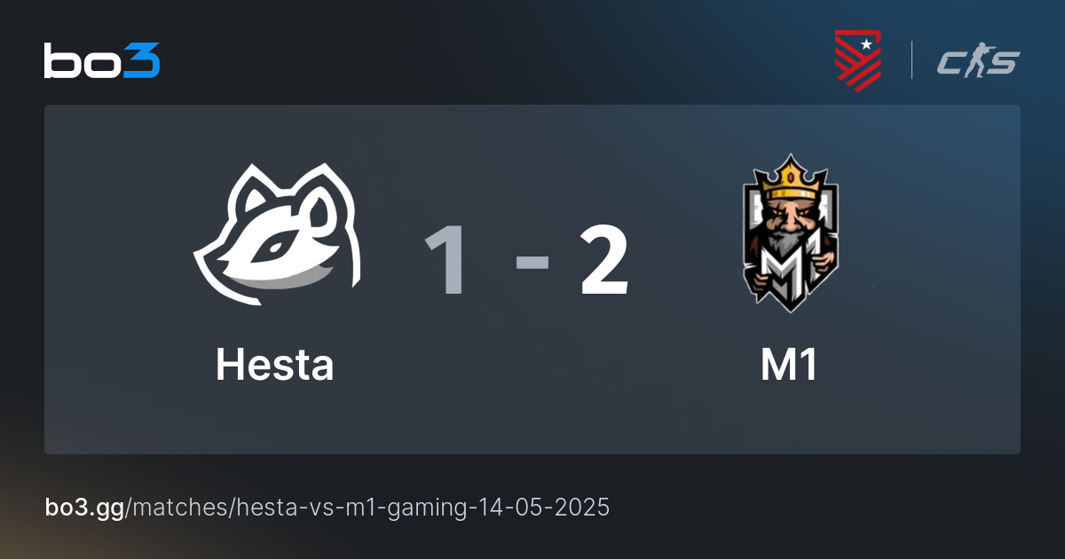 Hesta vs M1 - En vivo - Partido de CS2 en YGames PRO Series 2025