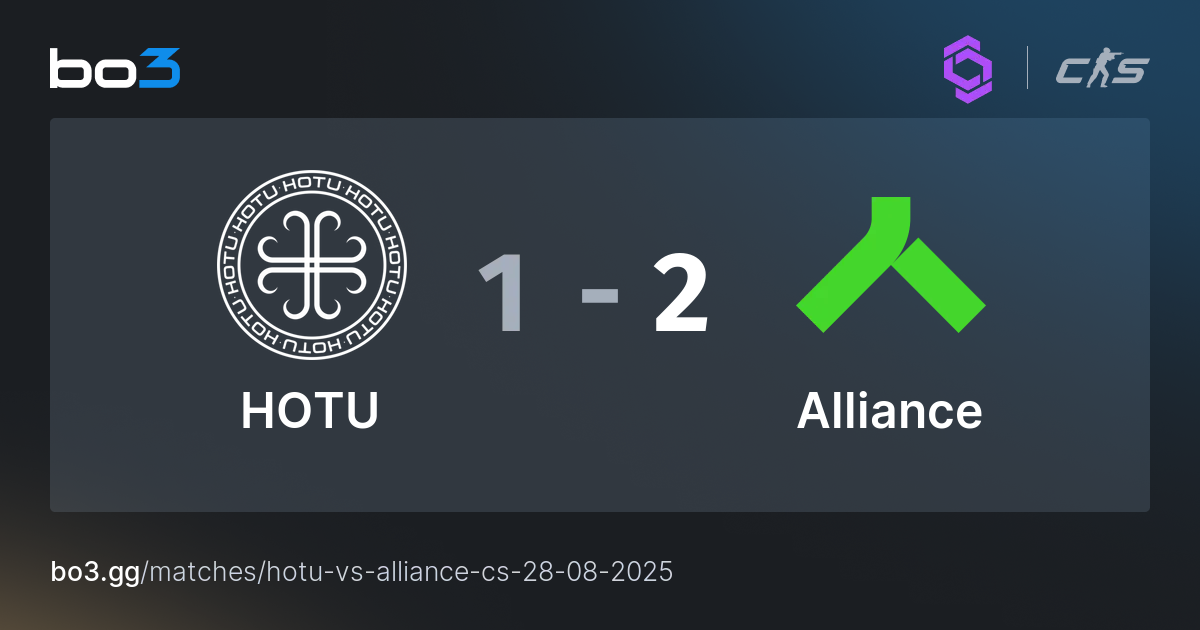 HOTU vs Alliance - Pertandingan CS2 di CCT Season 3 European Series 5