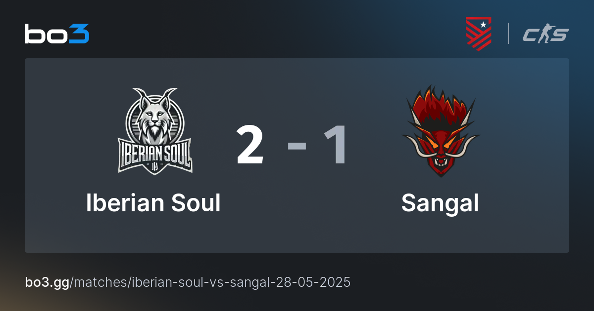 Iberian Soul vs Sangal - CS2 Match at YGames PRO Series 2025