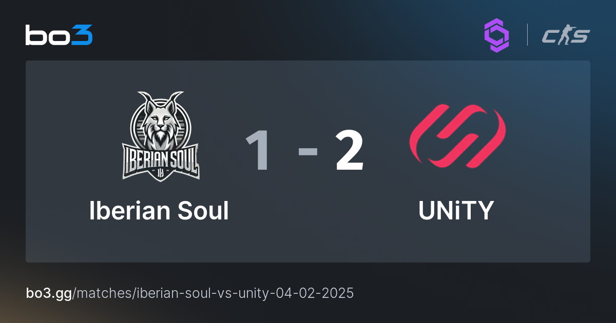 Iberian Soul vs UNiTY - CS2 Match at CCT Season 2 European Series 18 Play-In