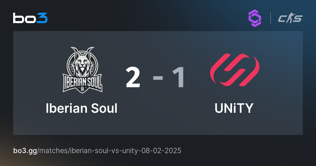 Iberian Soul vs UNiTY - CS2 Match at CCT Season 2 European Series 18 Play-In