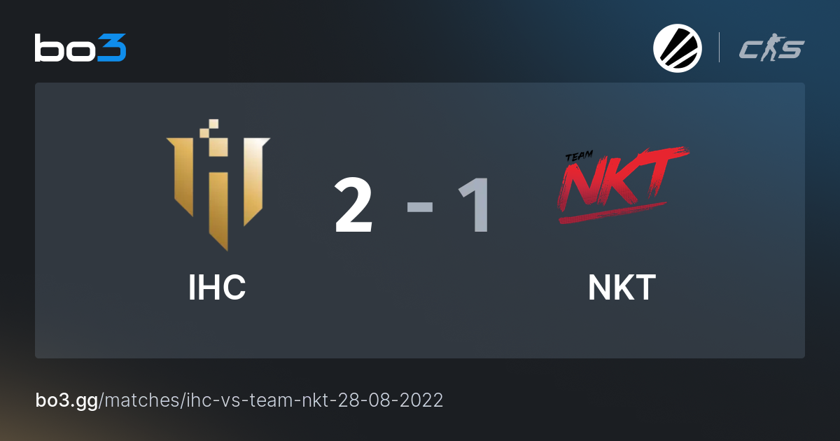 IHC vs NKT Aim - CS2 Match at IEM Road to Rio: Asia Qualifier 2022
