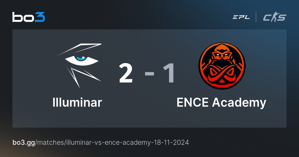 Illuminar vs ENCE Academy - CS2 Match at European Pro League Division 2 Season 22 2024