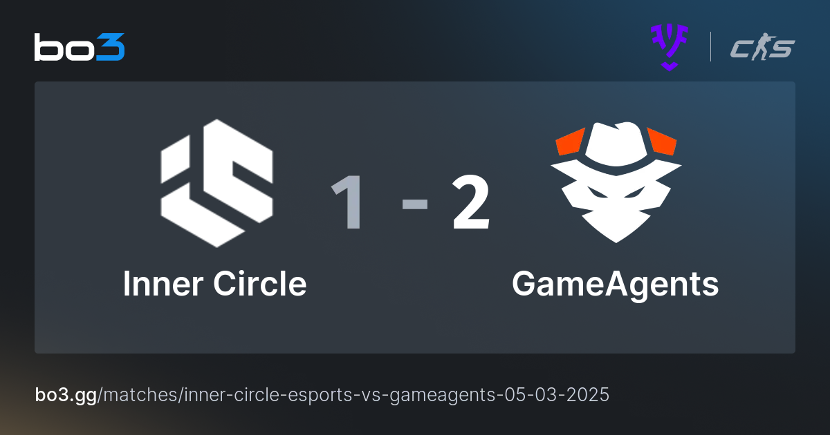 Inner Circle vs GameAgents - CS2 Match at Justice Cup 5