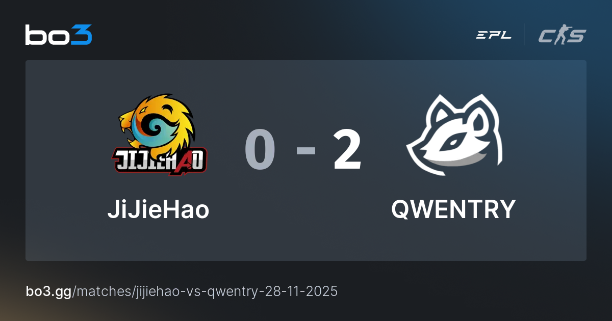 JiJieHao vs QWENTRY - CS2 Match at European Pro League Series 3