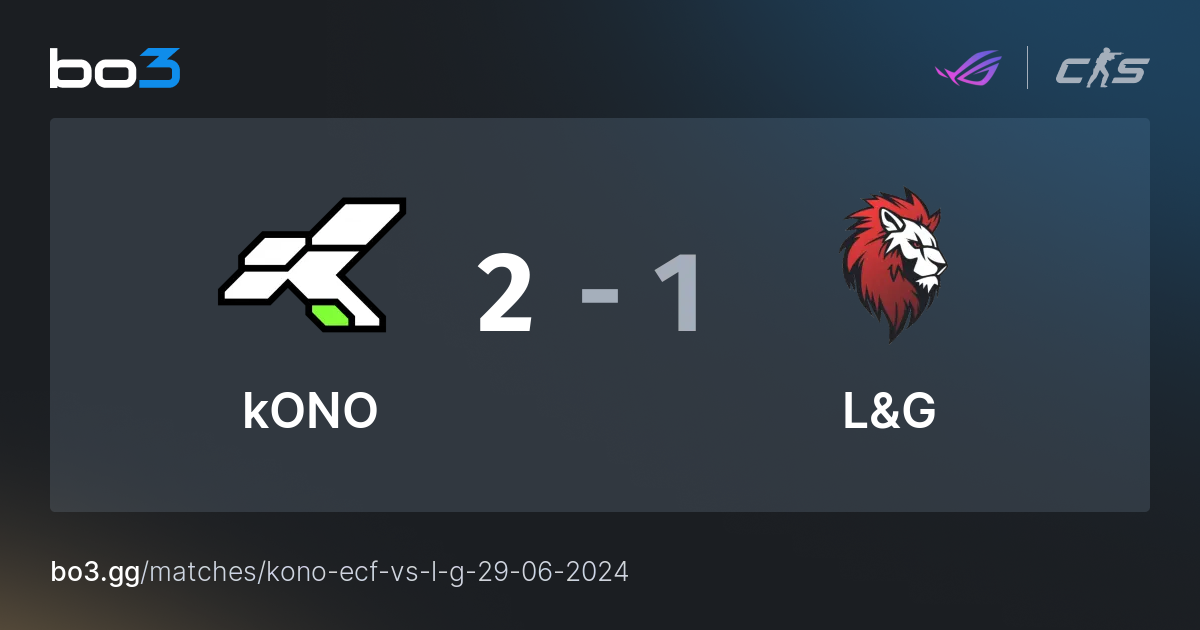 kONO vs Leo - CS2 Match at Gameinside.ua ROG Summer Cup 2024